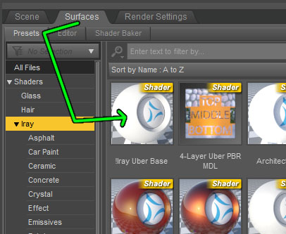 Problem with interactive tutorial, How to apply NVIDIA Iray(MDL) material to the skirt - Daz 3D ...